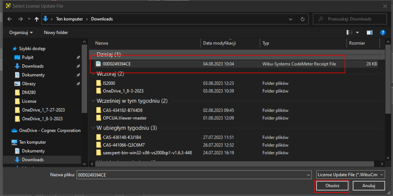 How to Import License Key to an In-Sight D900 | Cognex Support Community