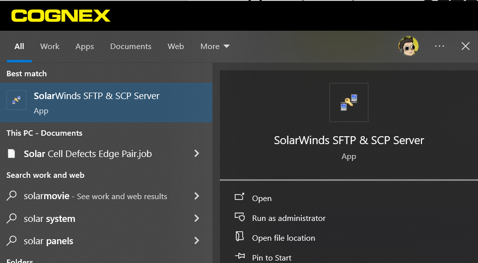 How To Setup An Sftp Server Cognex Support Community