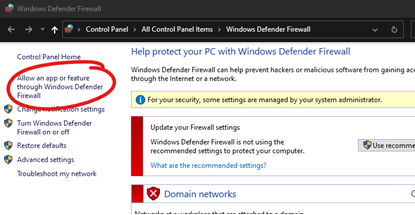 Allow DataMan Setup Tool Through Windows Firewall | Cognex Support ...