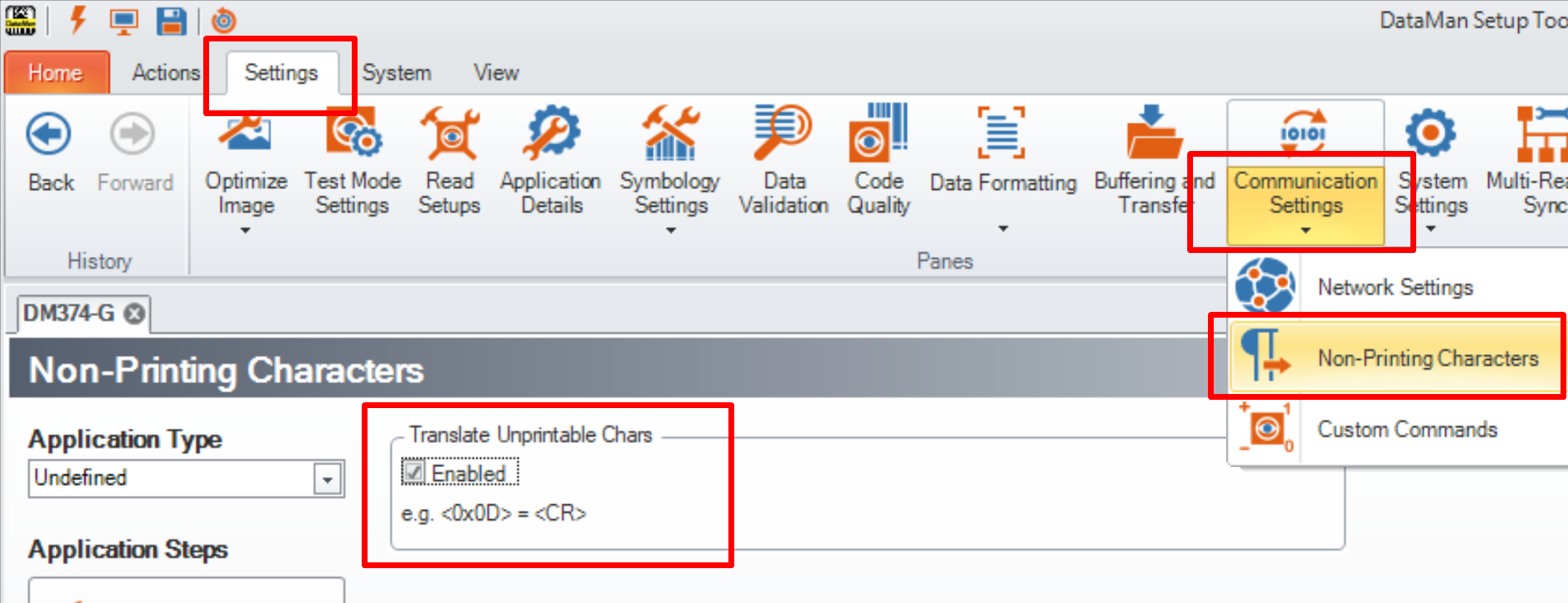 DataMan Script for Unprintable Characters | Cognex Support Community