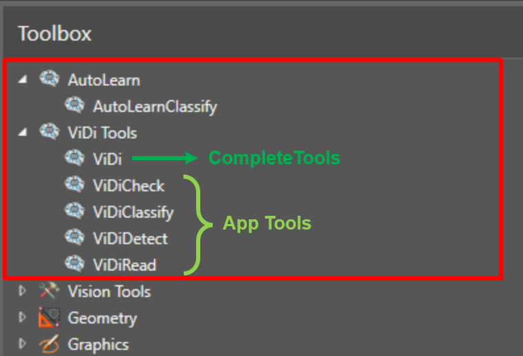 ISVS: AutoLearn Tool vs ViDi Tools vs ViDi App Tools (Check, Read, Detect, Classify) and D90x ...