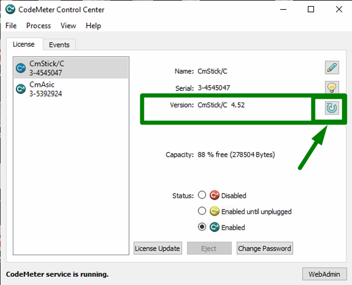 [All Cognex Products] How to Upgrade the WiBu License Firmware Version from the CodeMeter ...