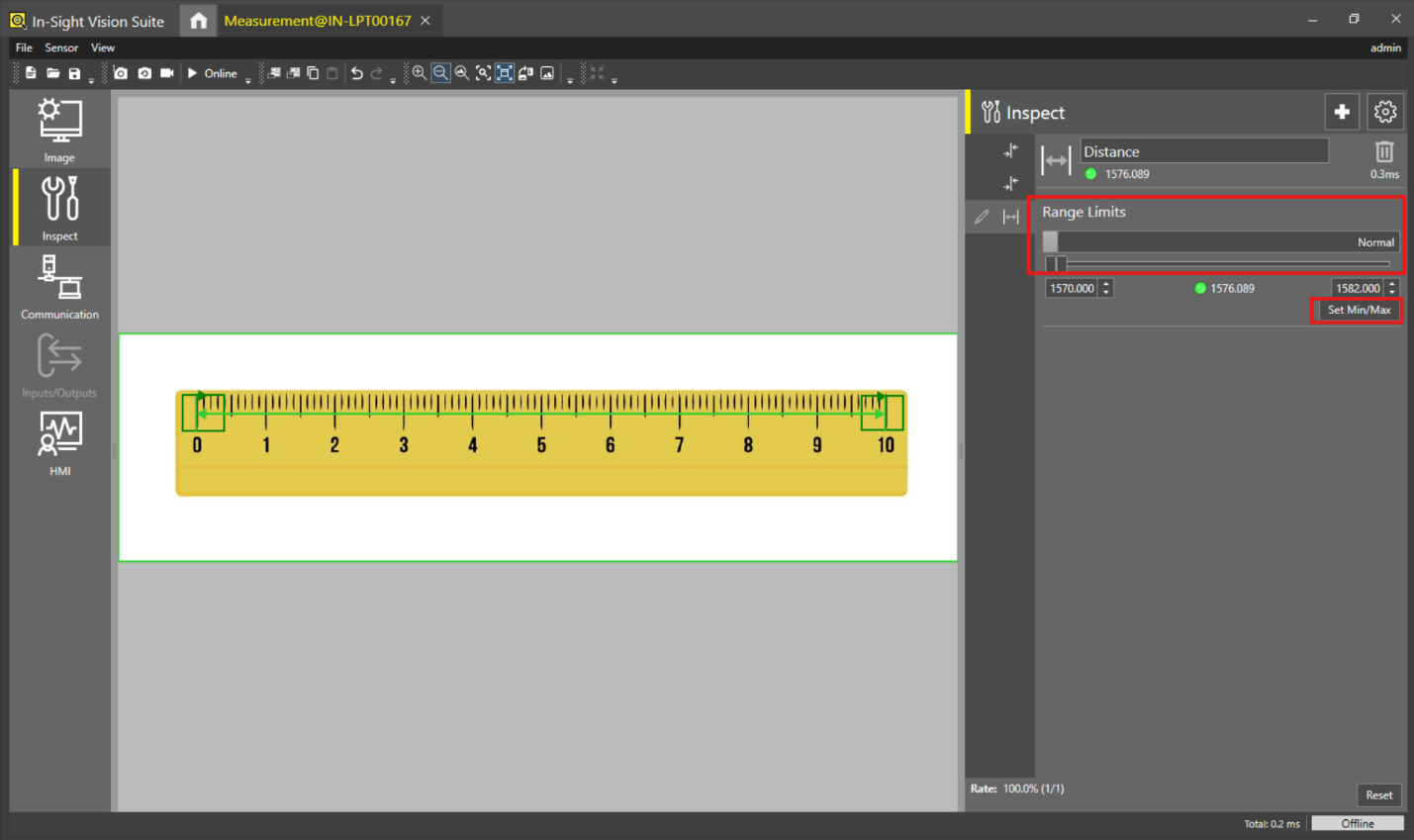 [In-Sight ] How To Measure Distance Between Two Edges in In-Sight ...