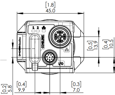 [In-Sight 2D] What Orientation do Right Angle Cables Exit on an In ...