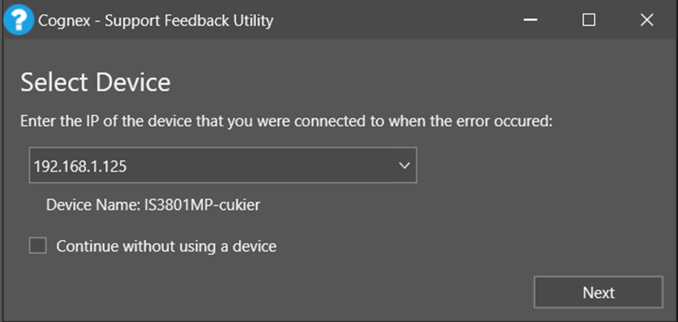[In-Sight] How to Send Support Feedback from In-Sight Vision Suite ...
