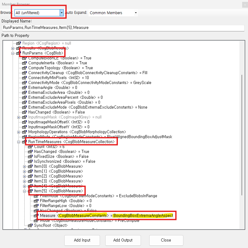 [VisionPro] How to Get Blob Measurement Values Dynamically via Script | Cognex Support Community