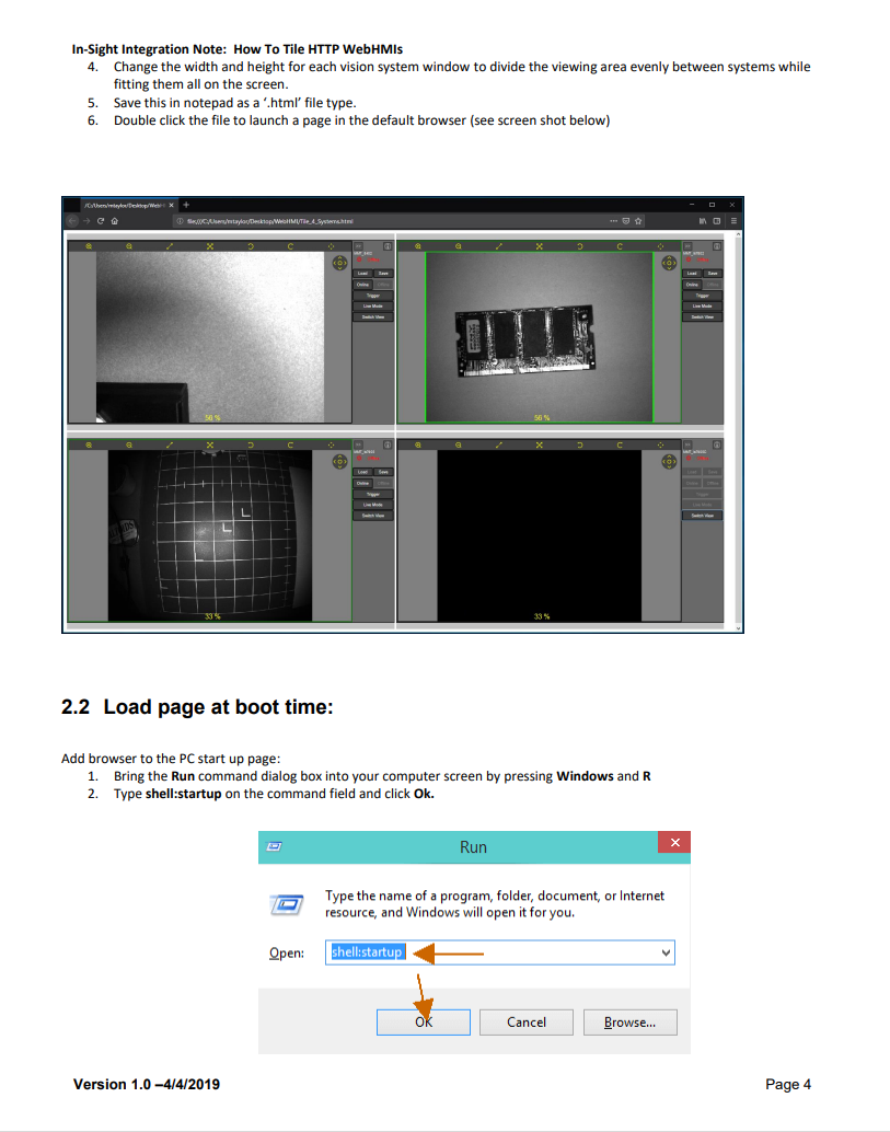 [In-Sight] How to configure multiple cameras to display on a WebHMI page | Cognex Support Community