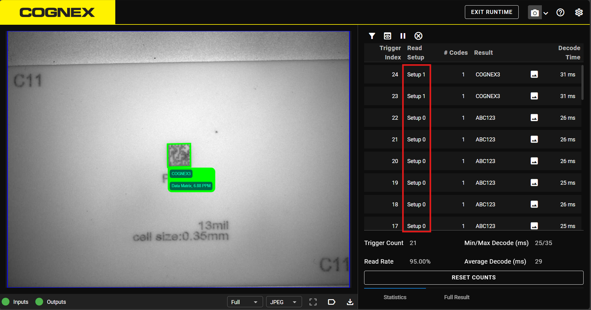 [DataMan] Guide to Read Setups and How They Work for WebUI and Setup Tool | Cognex Support Community