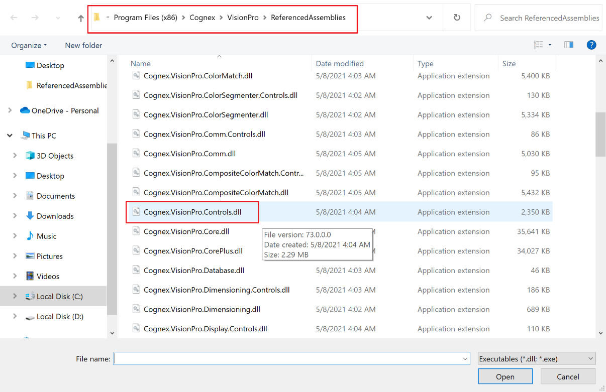 [VisionPro] How to add Controls to Visual Studio Toolbox after versions VisionPro 9.3 | Cognex ...