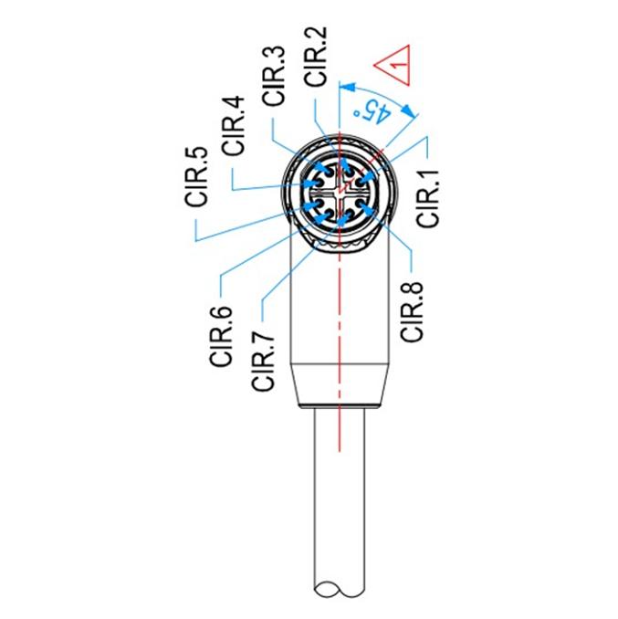 [In-Sight 2D] What Orientation do Right Angle Cables Exit on an In ...