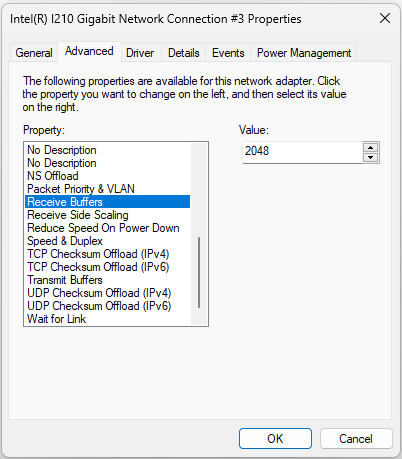 [VisionPro/Cognex Designer] Recommended Network Adapter Settings for GigE Cameras | Cognex ...