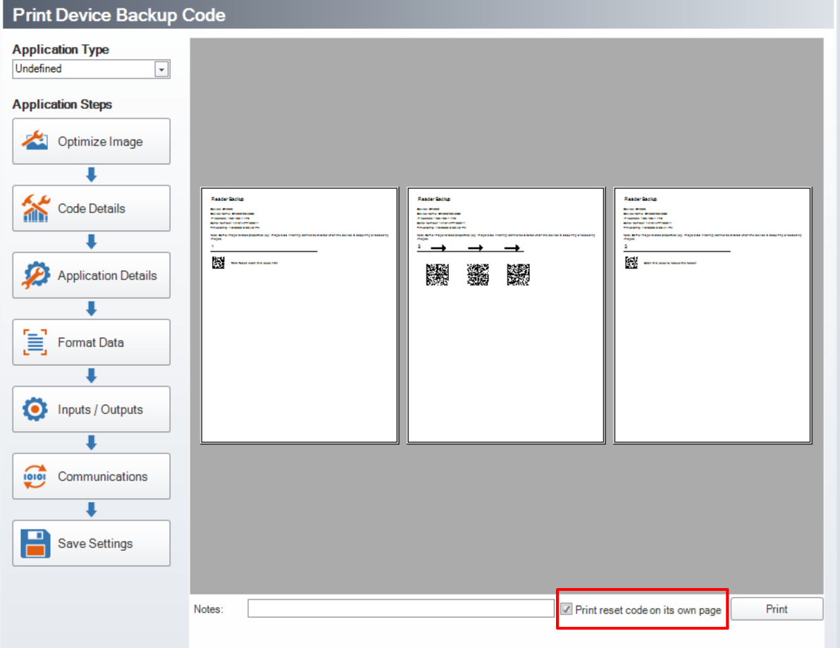 [DataMan] DataMan 장치 백업 코드 생성 절차 | Cognex Support Community